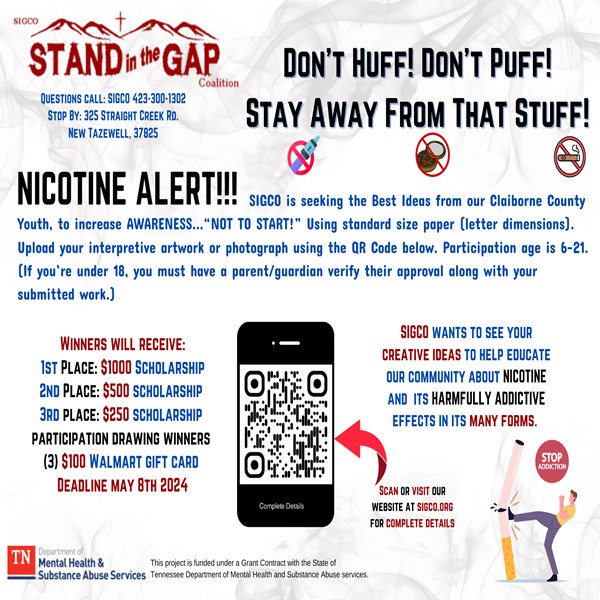 April Contest – Stand in the Gap Coalition